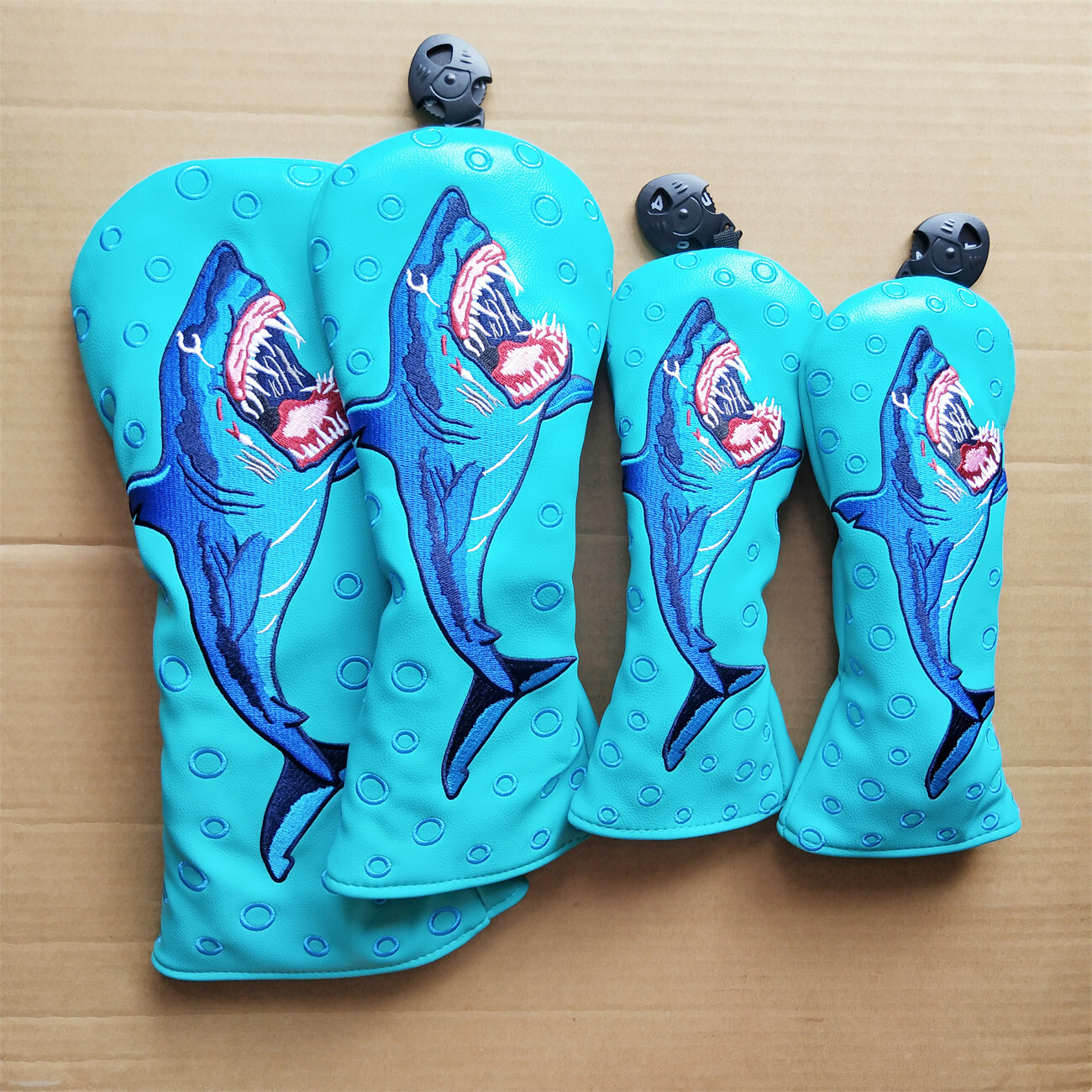 Shark Embroidery Golf Putter Headcover /Driver/Fairway Wood/Hybrid ...
