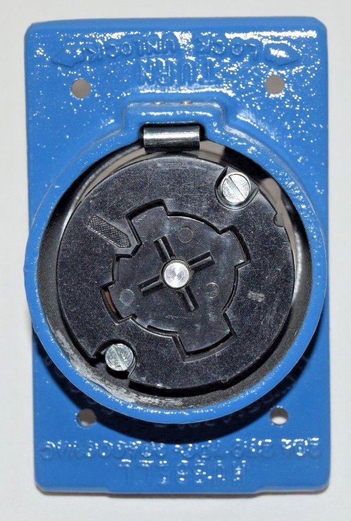 Hubbell 25403 Hubbellock Female 5-Wire Receptacle For FS And FD Boxes ...