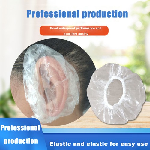 100Pcs Earmuffs Shower Waterproof Hair Coloring Ear Protector Cover ...