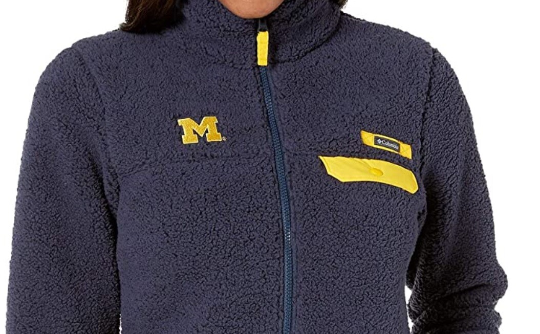 Columbia Women's University of Michigan Wolverines Mountain Side Fleece ...