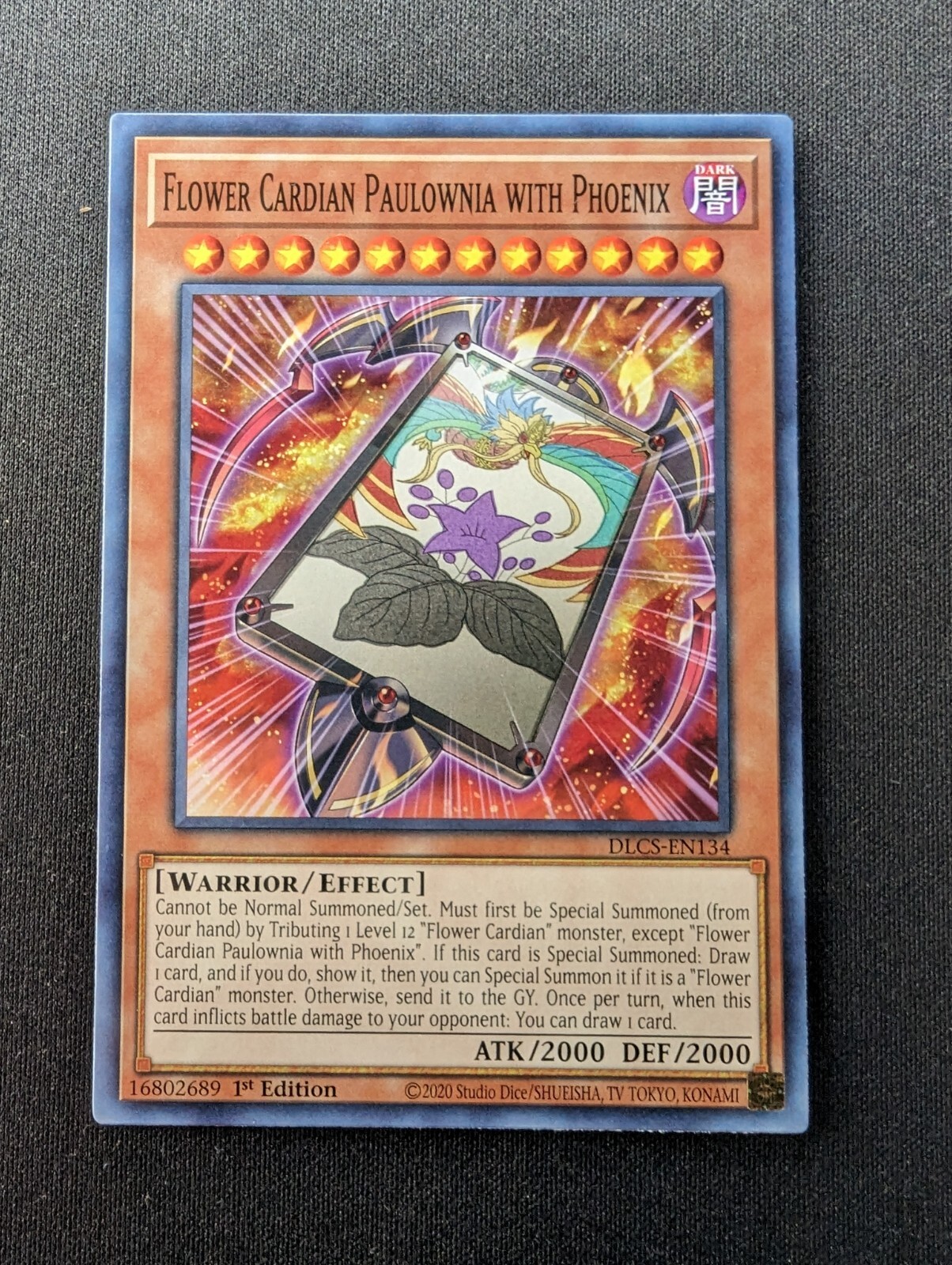 FLOWER CARDIAN PAULOWNIA WITH PHOENIX DLCS-EN134 Dragons of Legend: The ...