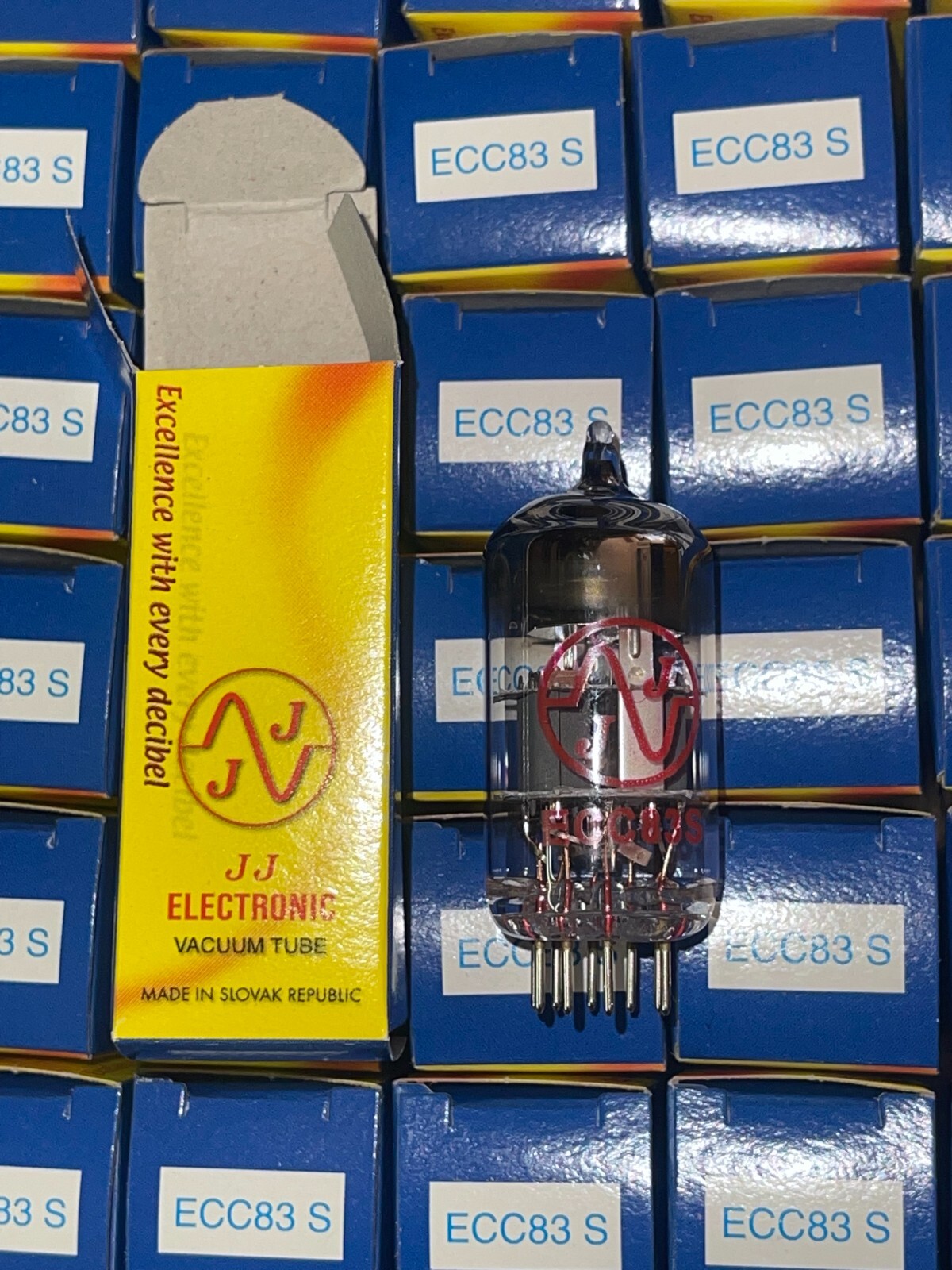 JJ+Electronic+12AX7+ECC83-S+Vacuum+Tube for sale online | eBay
