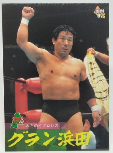 1997 GRAN HAMADA Michinoku Pro-Wrestling Card BBM #97 Very rare ...