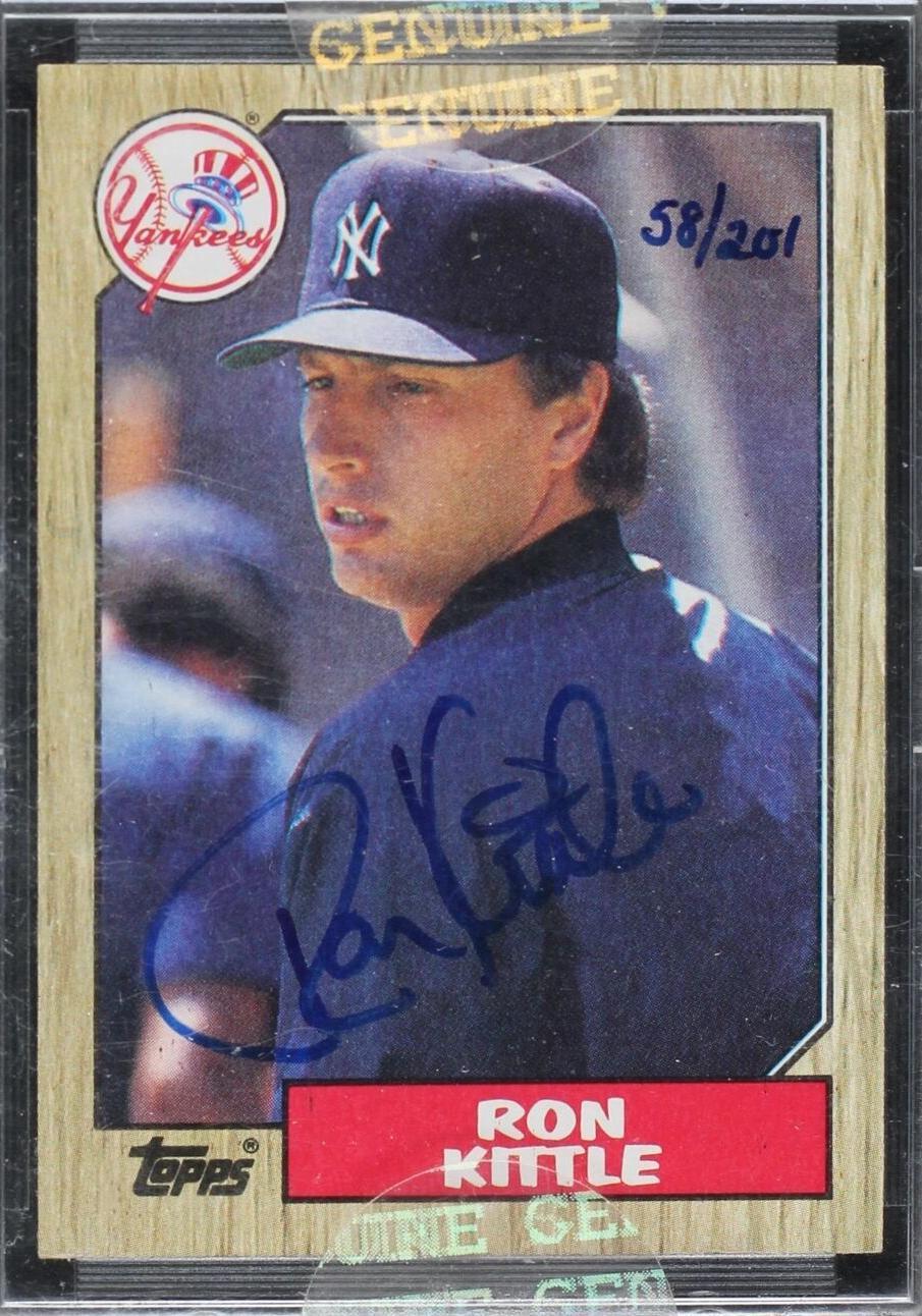 2004 Topps Originals Signature Edition - Buyback Autographs Ron Kittle ...