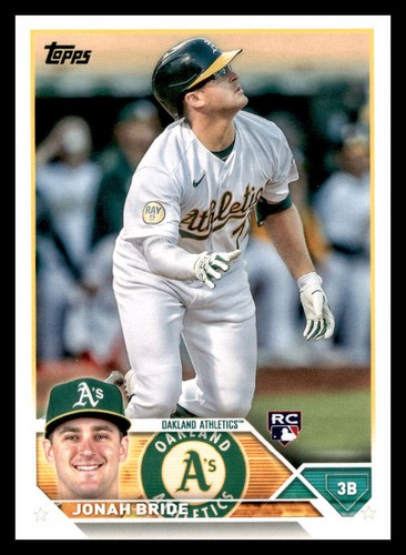 2023 Topps Jonah Bride #95 Oakland Athletics | eBay