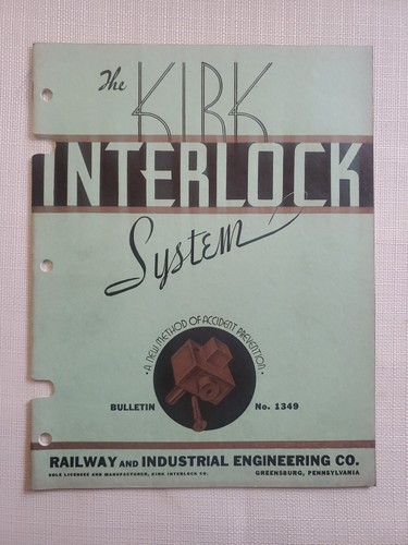Railway and Industrial Engineering Company Kirk Interlock System ...