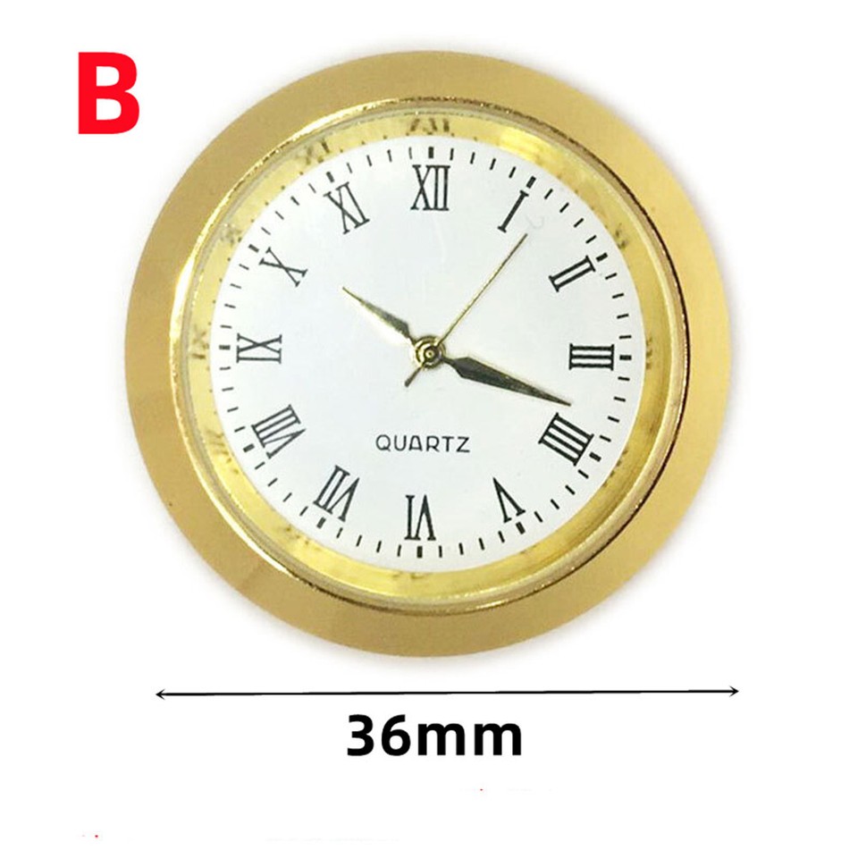Mini Clock Insert Quartz Movement Round 35mm Round Quartz Clock Insert ...