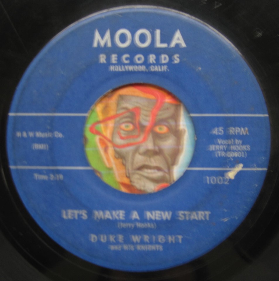 HEAR Duke Wright 45 I Refuse To Cry / Let's Make A New Start MOOLA R&B soul | eBay