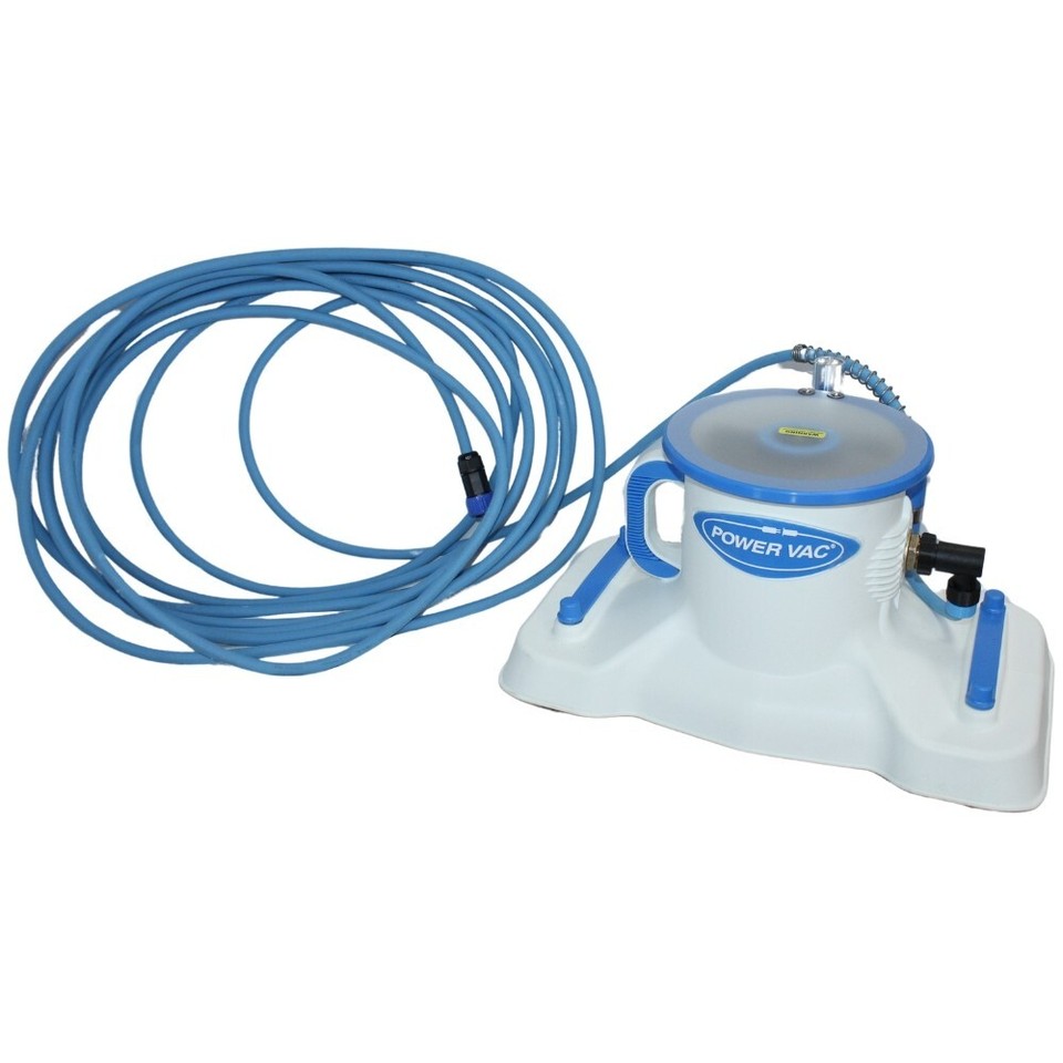 Power Vac Corp PV3600 Pool Cleaner with 40' Cord Filter Bag and Battery ...