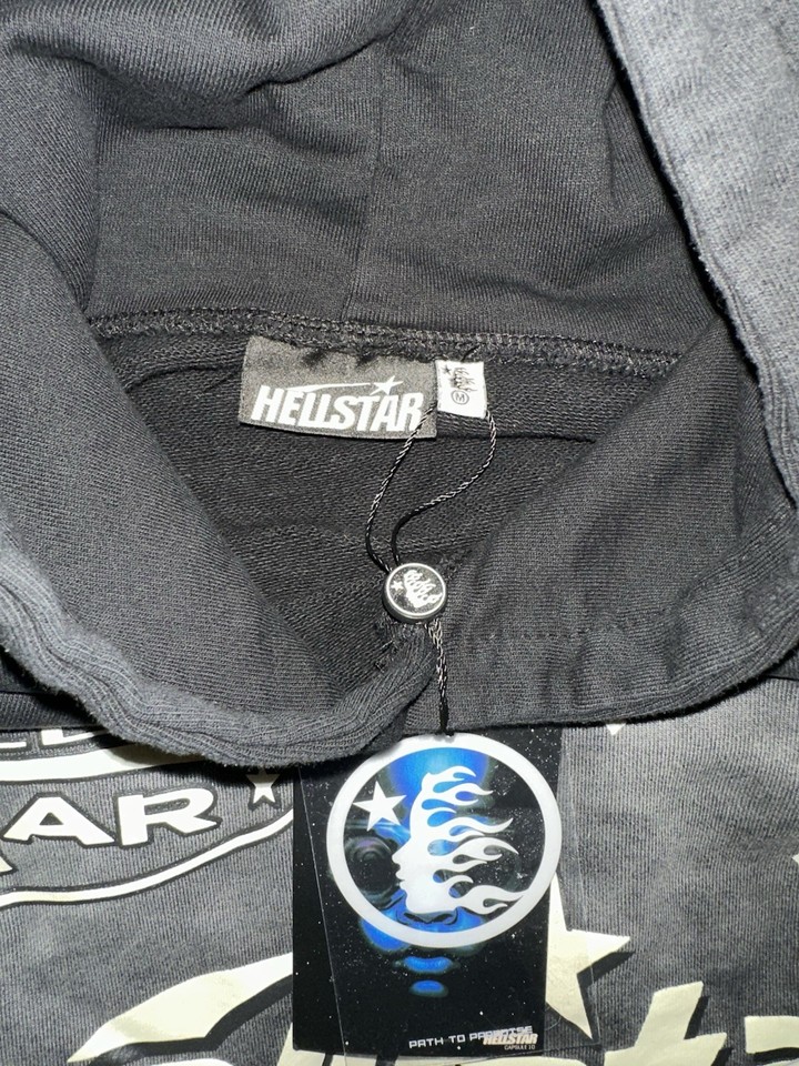 *BRAND NEW* Hellstar “BLACK” Hoodie - Ready To Ship🚚💨 (Size M) | eBay