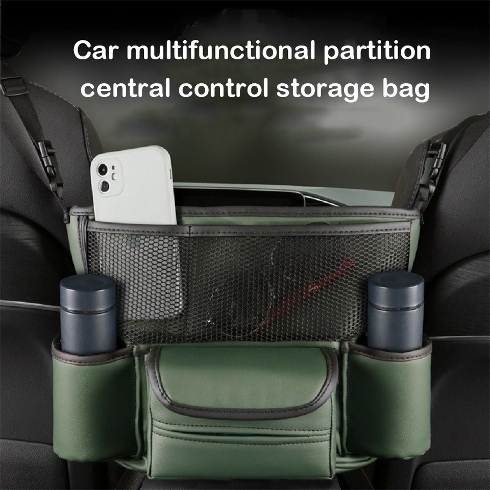 Car Between Seats Multi-Pocket Storage Bag Pocket Handbag Holder Seat ...