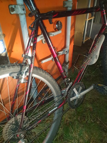 Diamondback Sorrento Vintage Mens Mountain Bike Black Red Marble 26 ...