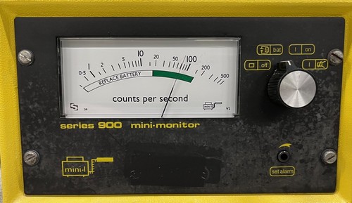 Series 900 Mini Monitor Geiger Counter Alpha Radiation Detector, tested ...