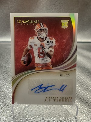 2020 Panini Immaculate AJ Terrell #RA-AJ /25 Autograph RC 🔥 🔥 | eBay