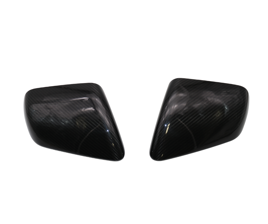 Carbon Fiber Side Mirror Covers For 24-26 S650 Ford Mustang w Turn ...