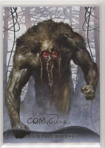 2020 Upper Deck Marvel Masterpieces Level 3 348/999 Man-Thing #77 5mr ...