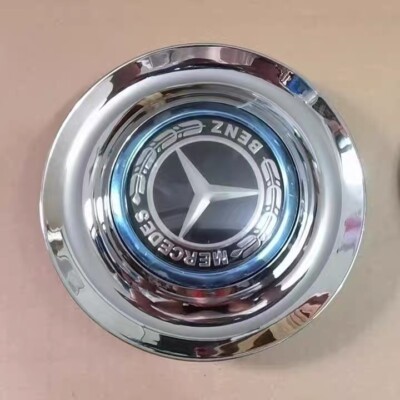 Mercedes Silver Floating Center Cap Forgiato XL Hubcap Rim Emblem | eBay