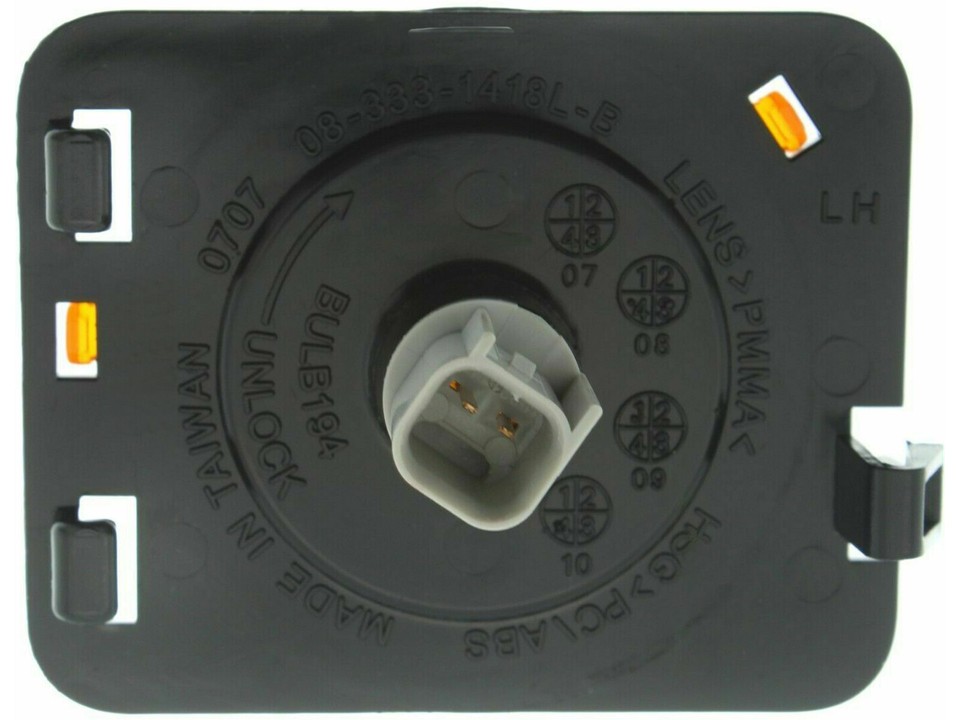 For 2007-2018 Jeep Wrangler Side Marker Light Driver Side CH2550127 ...