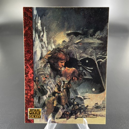 1993 Topps Star Wars Galaxy Art Of Star Wars Poster Art Card -Hoth Han ...