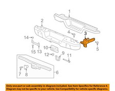 OEM+15856421+GM+Hummer+06-10+H3+Carrier+Front+Axle+Mount+Bracket+Right ...