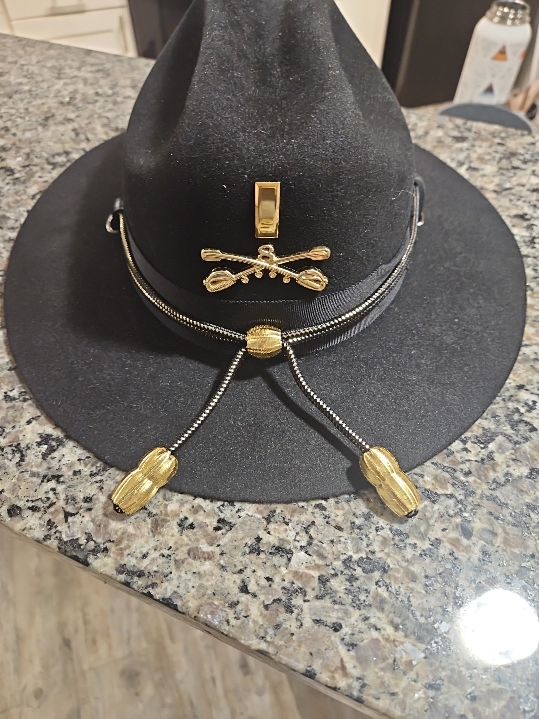 Stetson Black Felt Cavalry Hat 7 1/4 | eBay