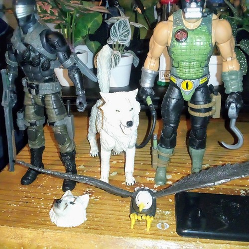 gi joe classified snake eyes Lot Croc Master Timber Wolf | eBay