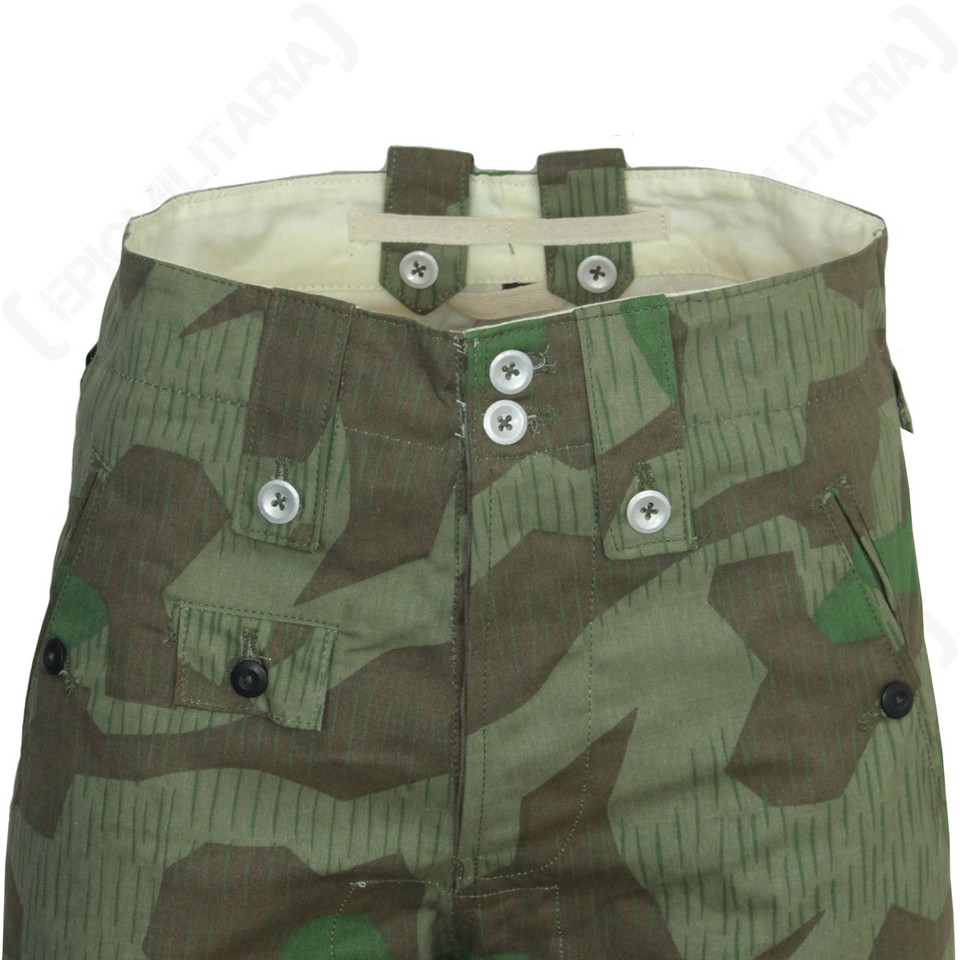 WW2 German M40 Splinter Camo Trousers - Repro Army Military Solider ...