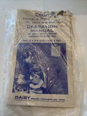 Daisy Models 102, 95, 111, 1405 Operation Manual | eBay