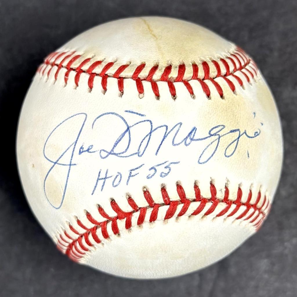 Joe Dimaggio | Autographed Baseball Memorabilia & MLB Merchandise