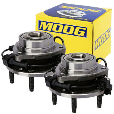 Front MOOG 513188 Wheel Bearing Hub Set For Chevy Trailblazer GMC Envoy ...