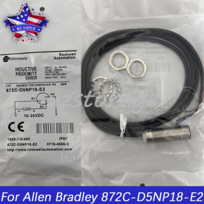 Proximity Sensor Switch For Allen Bradley 872C-D5NP18-E2 10-30VDC 200mA ...