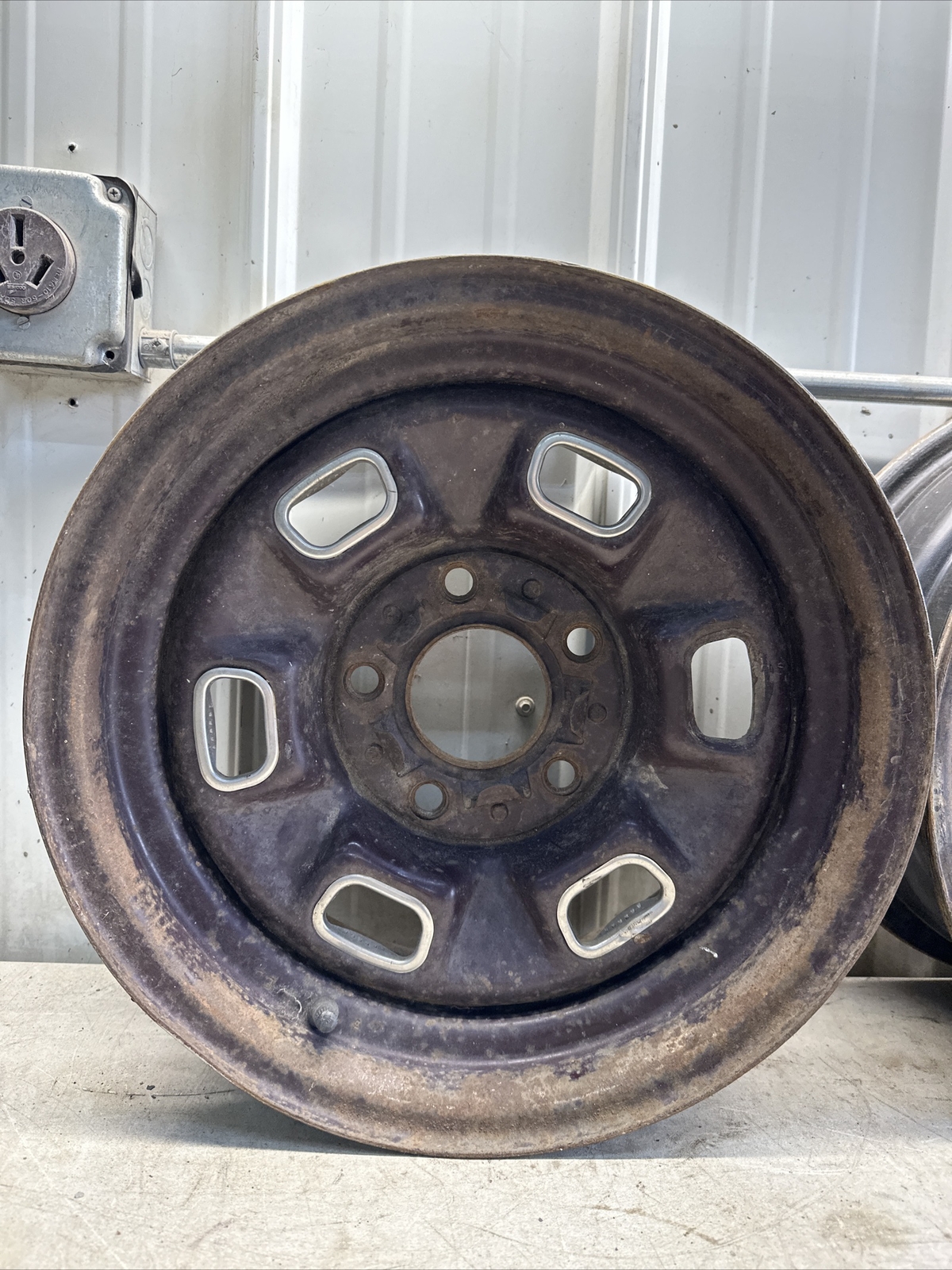 1970-1981 Chevy Camaro El Camino Chevelle Nova Rally Wheels 14x6 Set ...