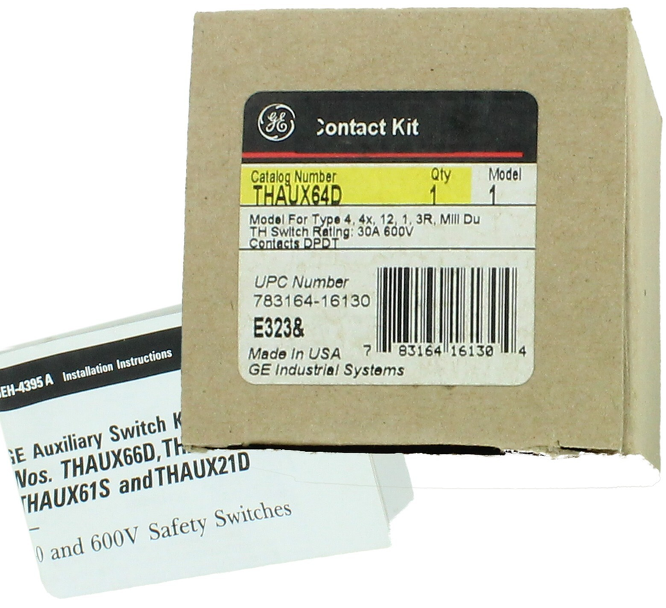 GE THAUX64D Auxiliary Contact Kit for GE Contactors New | eBay