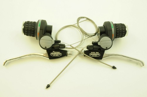 Pair Shimano 21 Spd Revo Gripshift Shifter For Ci Deck & All Type Brake ...
