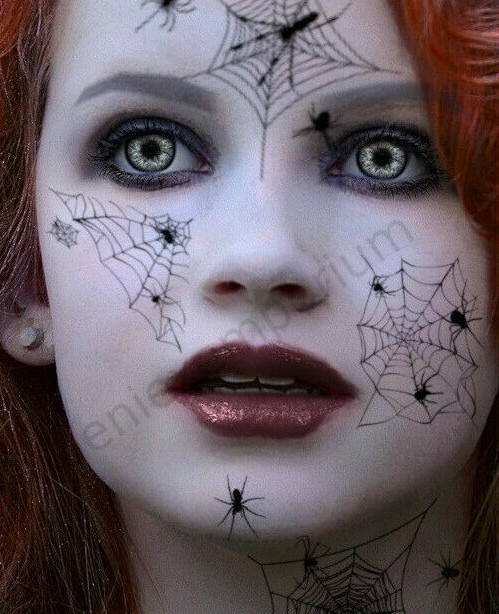 How To Face Paint A Spider Web - Infoupdate.org