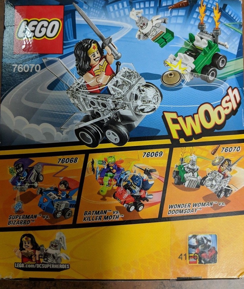 Lego 76070 DC Comics Mighty Micros Wonder Woman vs Doomsday | eBay