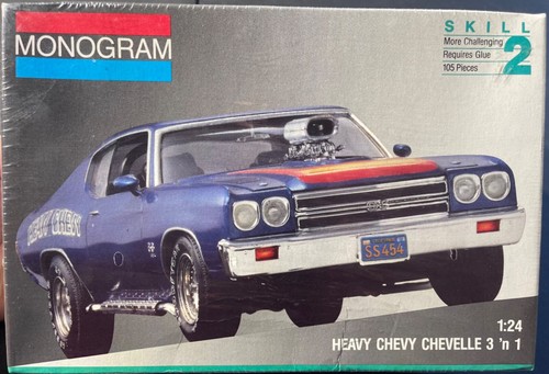 Monogram Heavy Chevy Chevelle 3n1 2715 1/24 FS NEW Model Kit | eBay