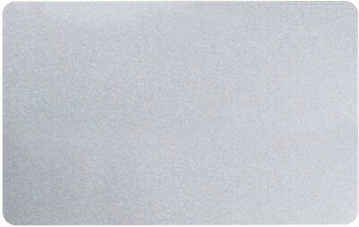 50 Silver Blank PVC Cards, CR80 30 Mil Graphics Quality Credit Card ...