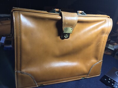 Vintage REXBILT Leather Briefcase - Solid, Mid-century, Legendary. | eBay