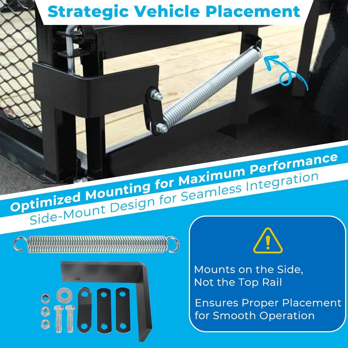 US Spring Lift Assist Retrofit Kit For Trailer Tail Gate Right Side of ...