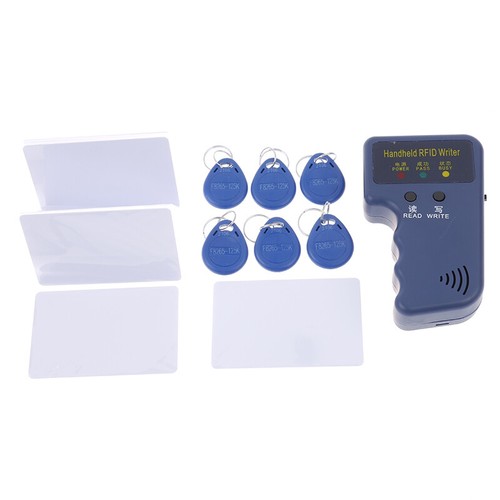 125KHz EM4100 RFID Copier Writer Programmer Reader + Rewritable ID ...