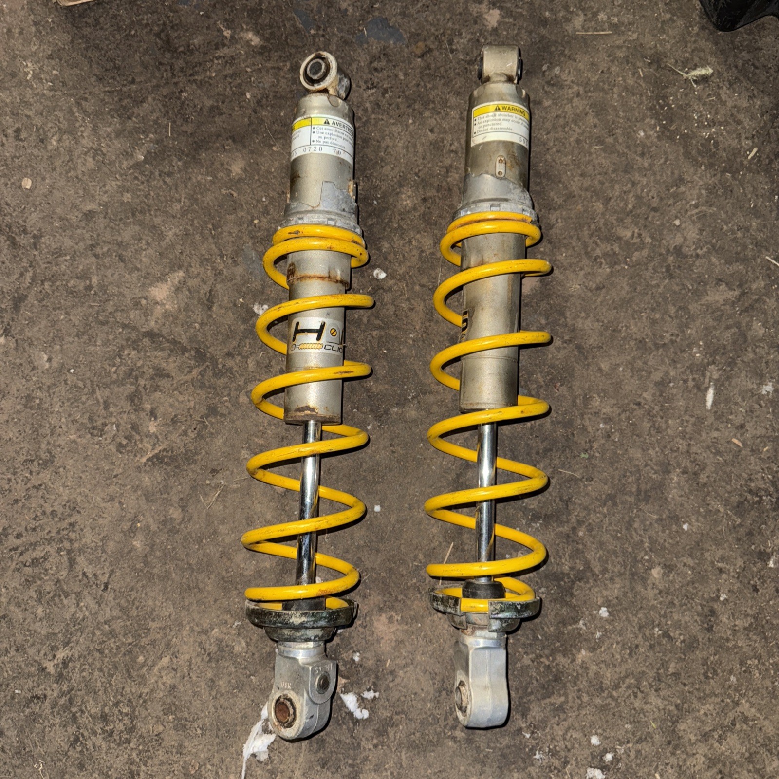 Ski-doo Mxz 800 600 Blizzard HO Snowmobile Oem Front Shock Shocks ...