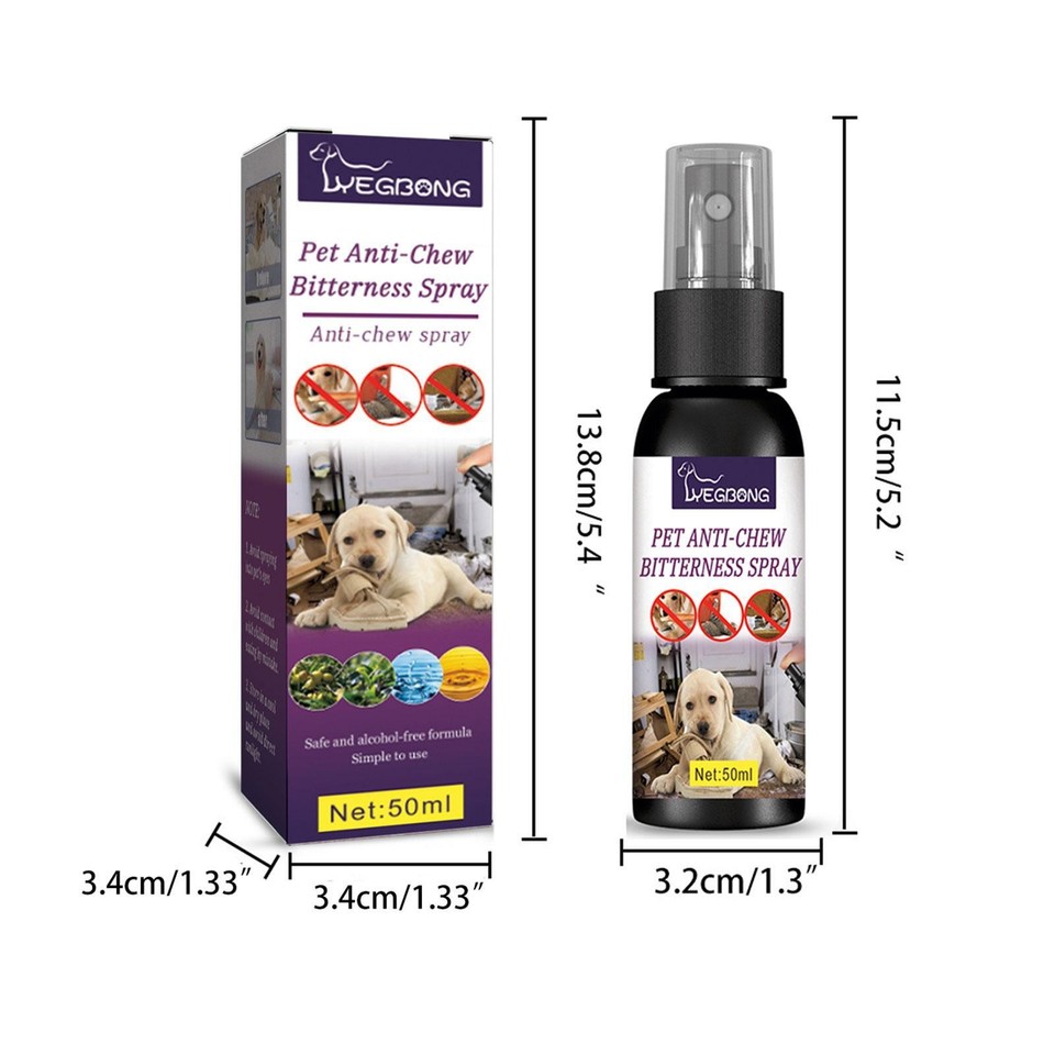 NaturVet Bitter YUCK! No Chew Spray Deterrent Dog Cat No Bite ChewingUK ...