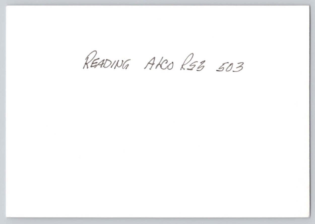 Railroad Photo - Reading Lines #503 Alco RS3 Locomotive 1960s Freight ...