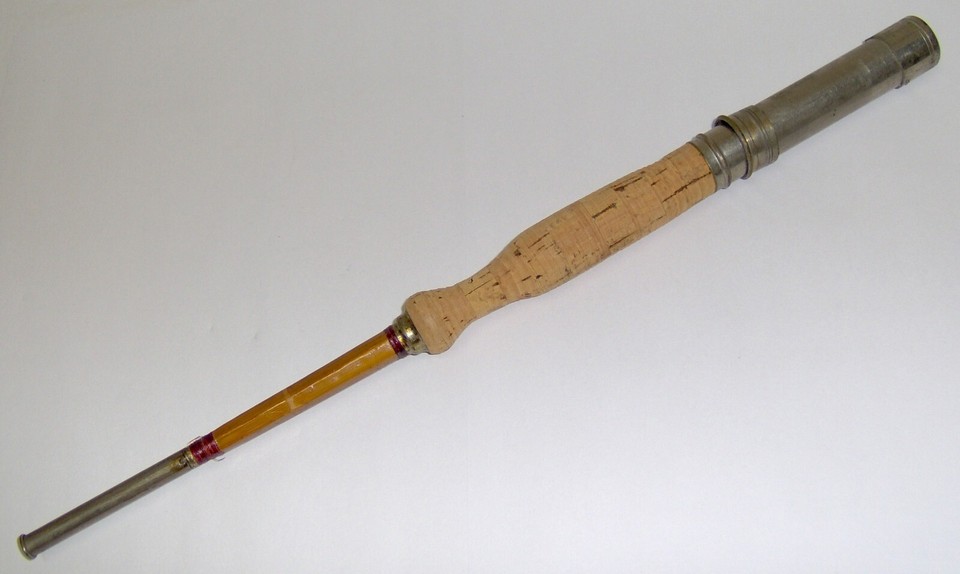 VINTAGE JAY HARVEY SPLIT-BAMBOO FLY ROD HANDLE ~ NICE! | eBay