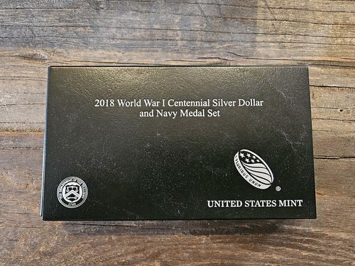 World War I Centennial 2018 Silver Dollar and Navy Medal Set | eBay