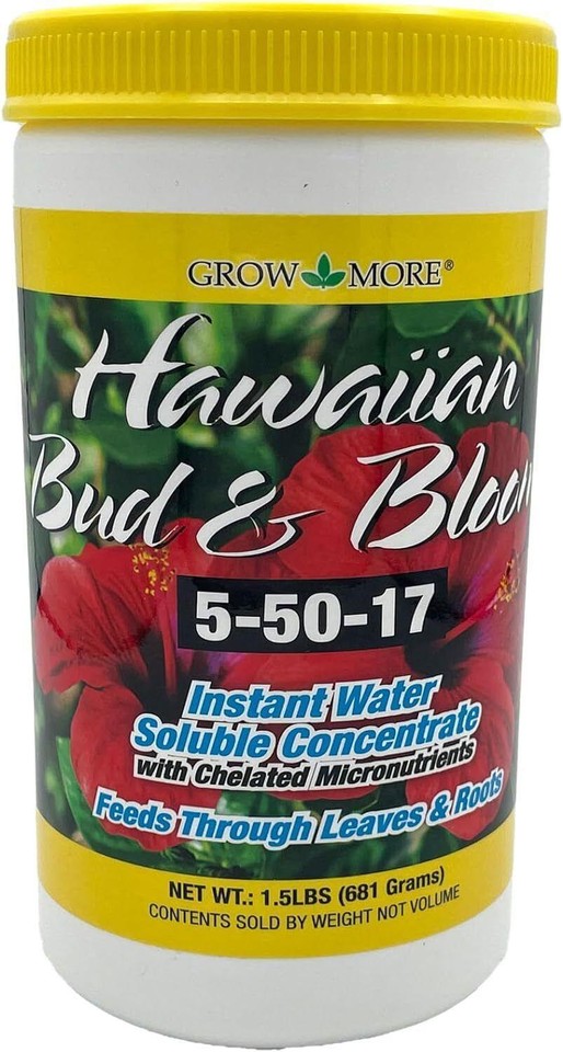 Grow More 7505 Hawaiian Bud and Bloom 5-50-17 Fertilizer, 1.5-pound | eBay