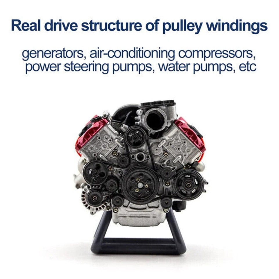 Mini V8 - Engine Model Kit That Runs Mechanical unassembly model DIY ...