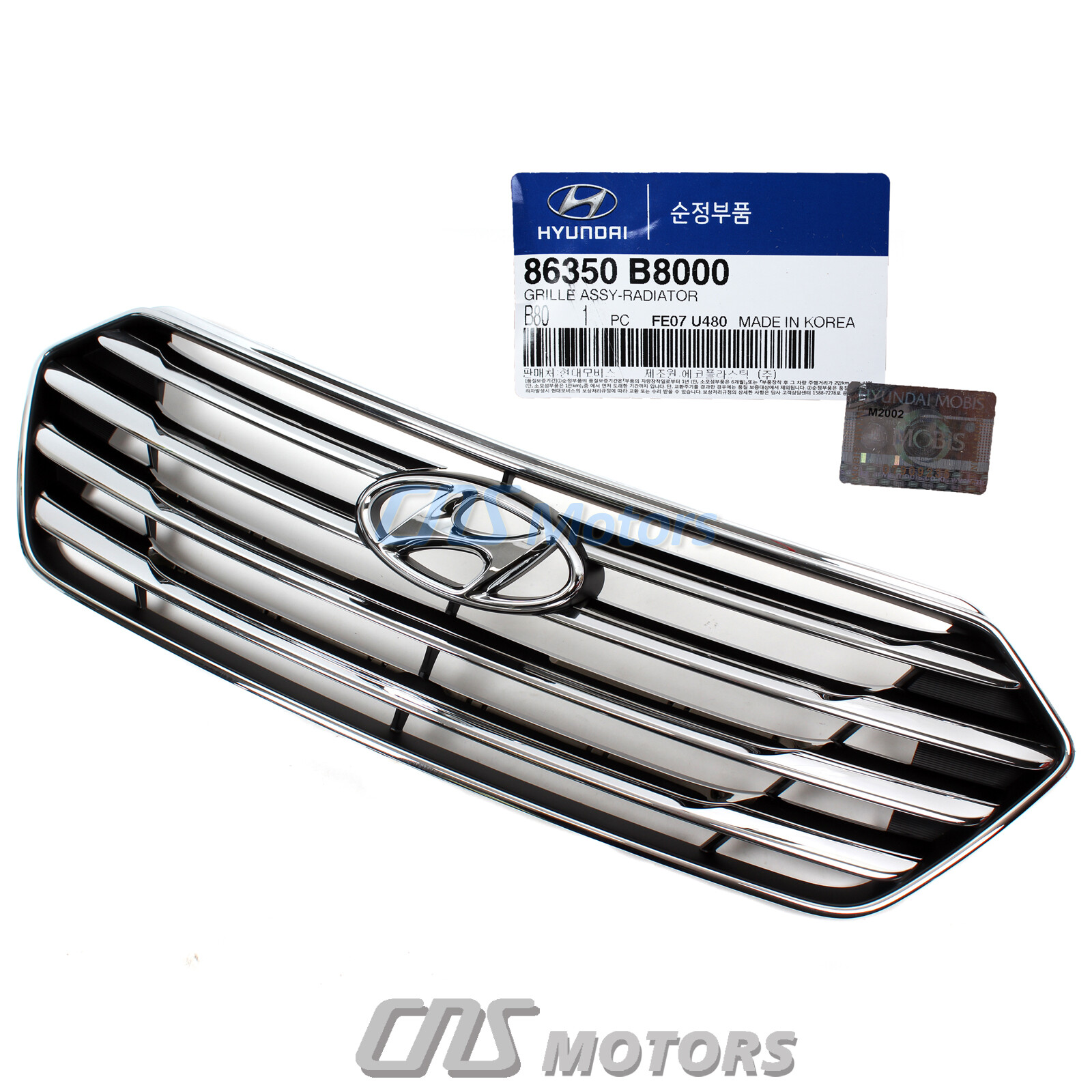 ⭐GENUINE⭐ Radiator Grille for 13-16 Hyundai Santa Fe XL 3.3L 7 Seats ...