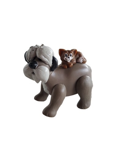 Disney 101 Dalmatians Colonel Dog & Sergeant Tibbs Cat Toy Figure | eBay